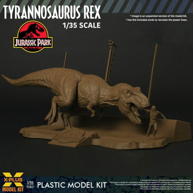 Jurassic Park Model Kit Tyrannosaurus Rex 1/35 Scale X-PLUS