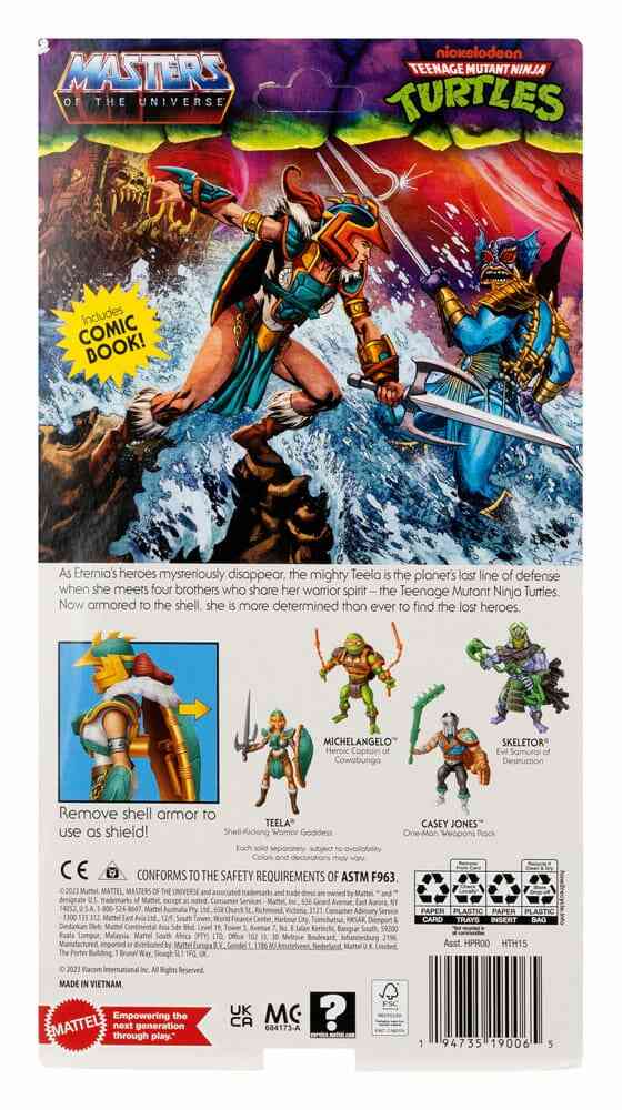 Teela MOTU x TMNT: Turtles of Grayskull Figure Mattel