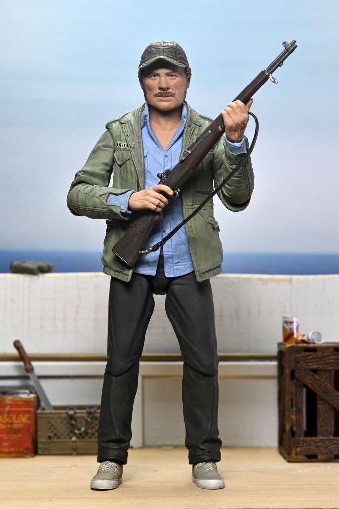 Jaws 50th anniversary Sam Quint ultimate action figure Neca